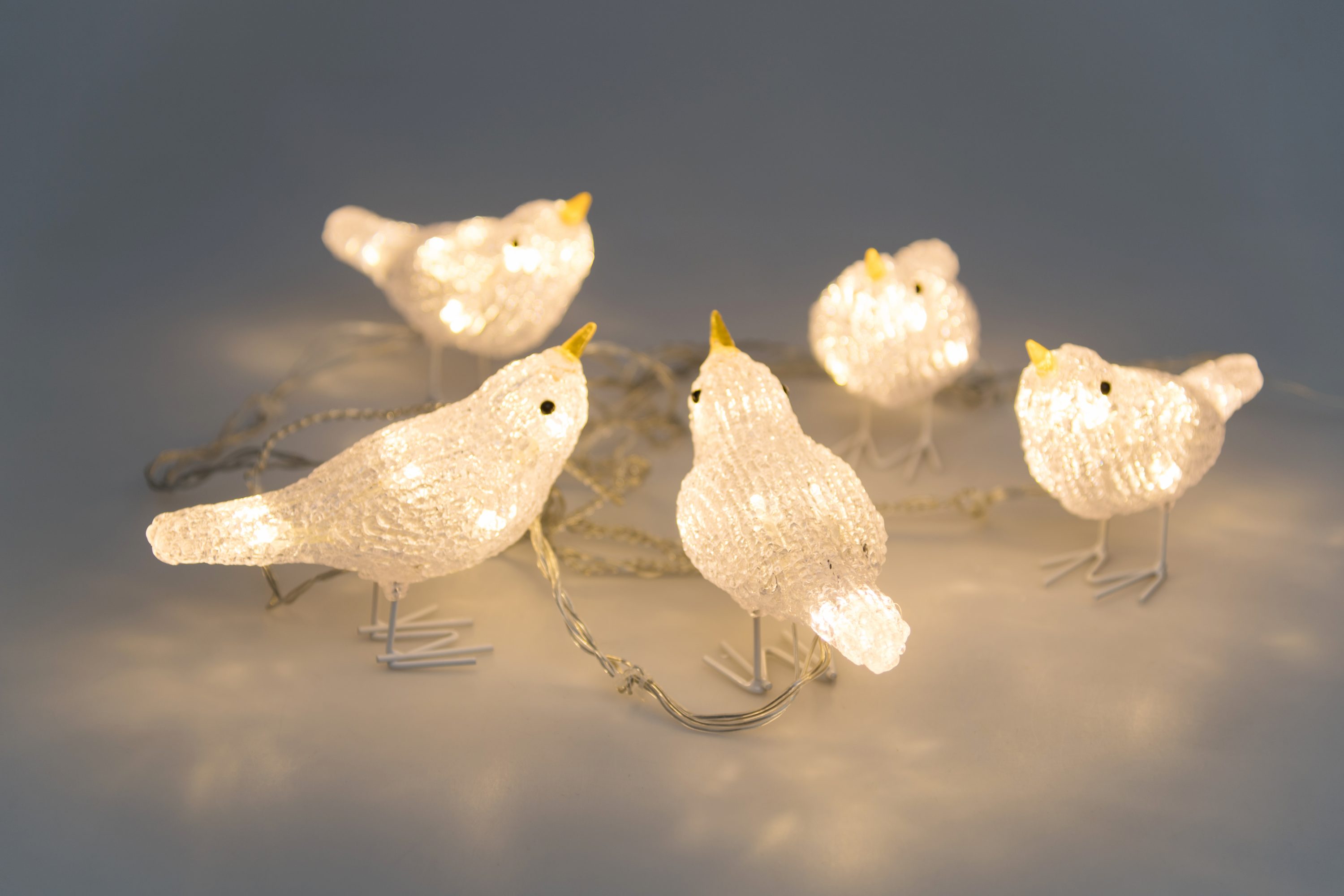 Pikkulinnut 5kpl 40led lämminvalkoinen