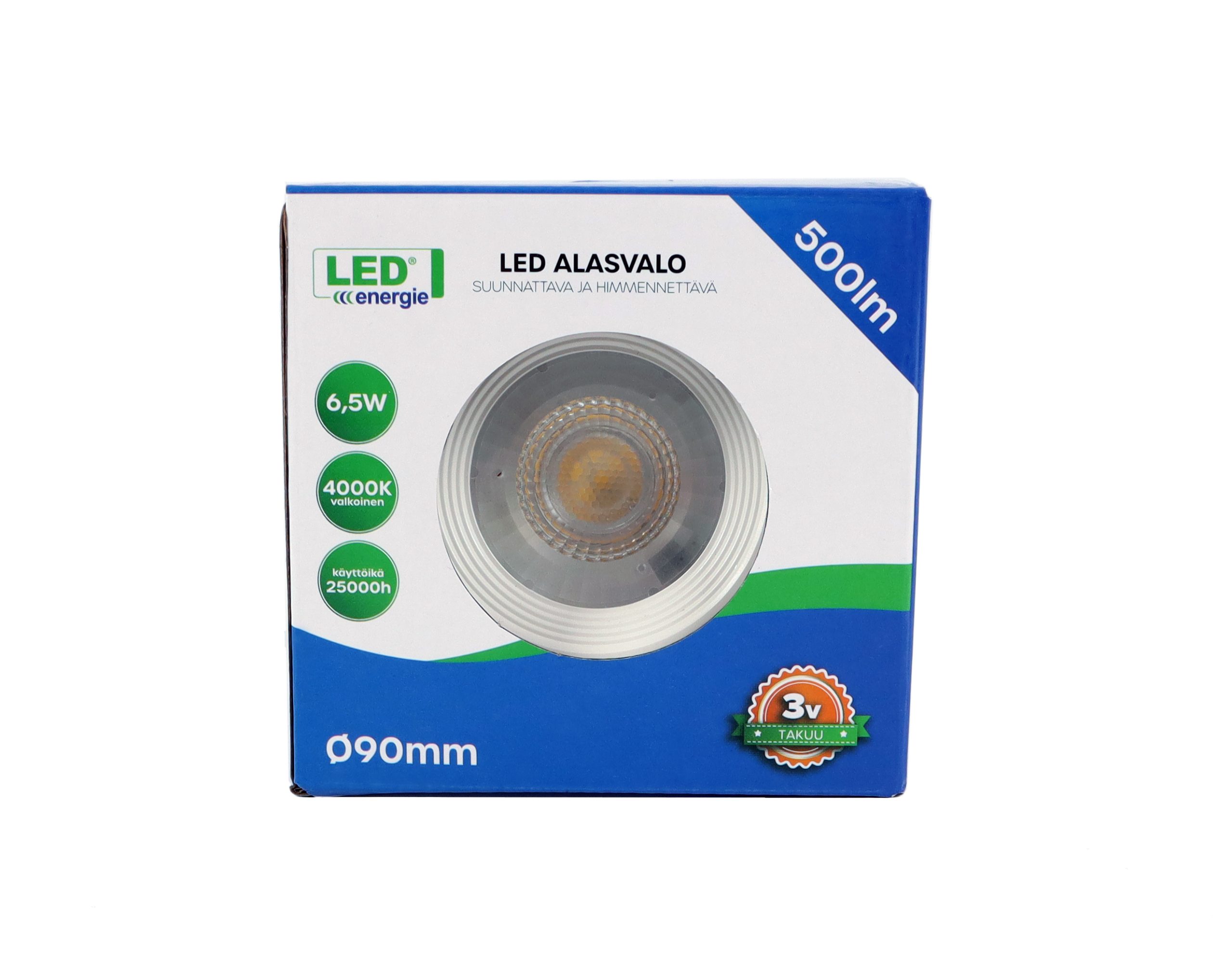 Led-alasvalo 6,5 W 4000K